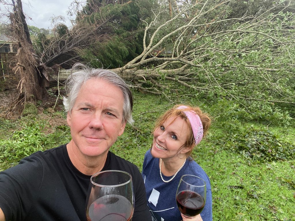 A hurricane and farewell to Winston Groom - Leslie Anne Tarabella